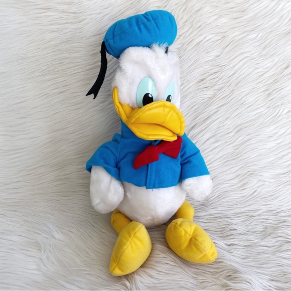 Disney | Toys | Vintage Disneyland Disney Donald Duck 8s Plush Stuffed ...
